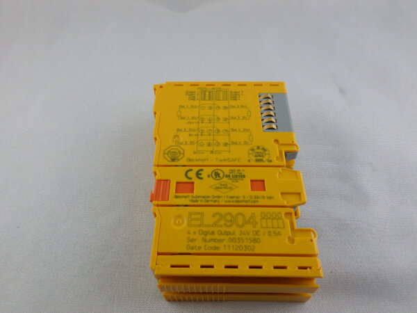 Beckhoff Busklemme EL2904 Digitalausgang TwinSafe 4DO digital output ...
