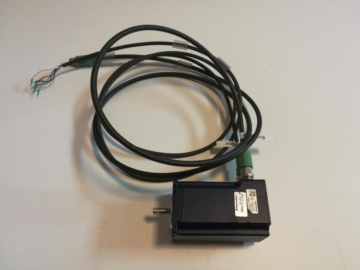 Nanotec Schrittmotor AS5918L4204-E mit Verbindungskabel Motor Encoder ...