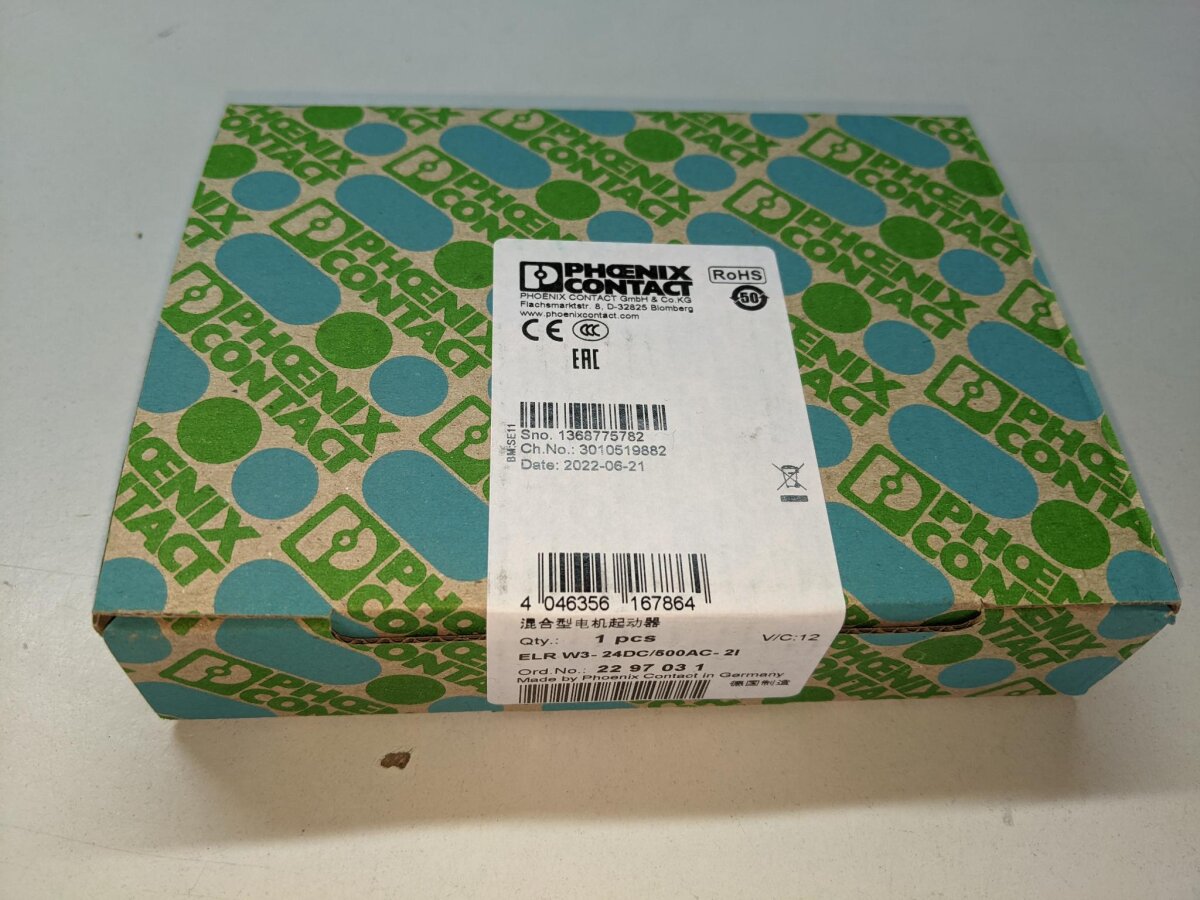 Hybrid motor starter - ELR W3- 24DC/500AC- 2I, 119,31