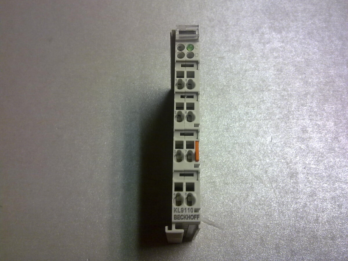 Beckhoff KL9110 Power supply terminal with diagnostics, 24 V DC, 16,00