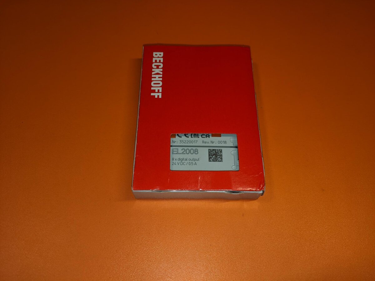 Beckhoff Busklemme EL2008 8x Digitalausgang Ethercat 24VDC digital ou ...