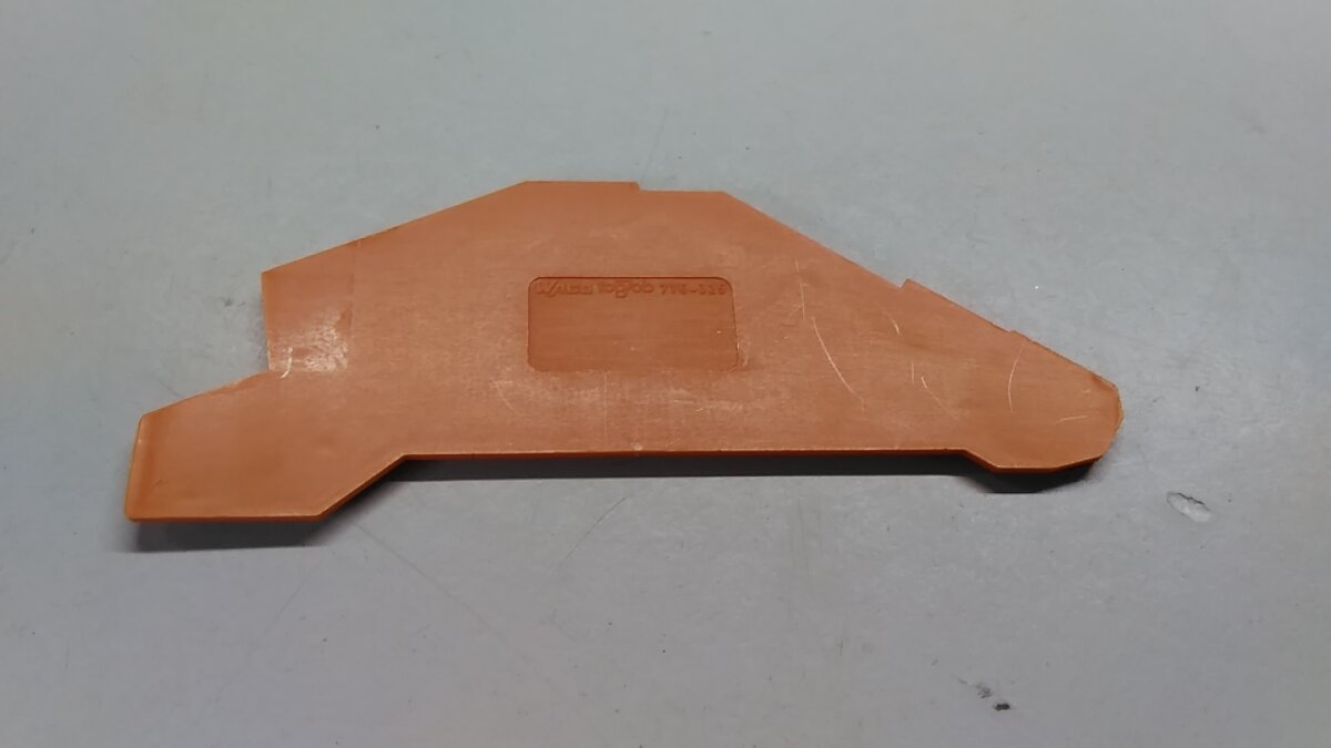 WAGO 776-325 End plate intermediate plate, 1,00