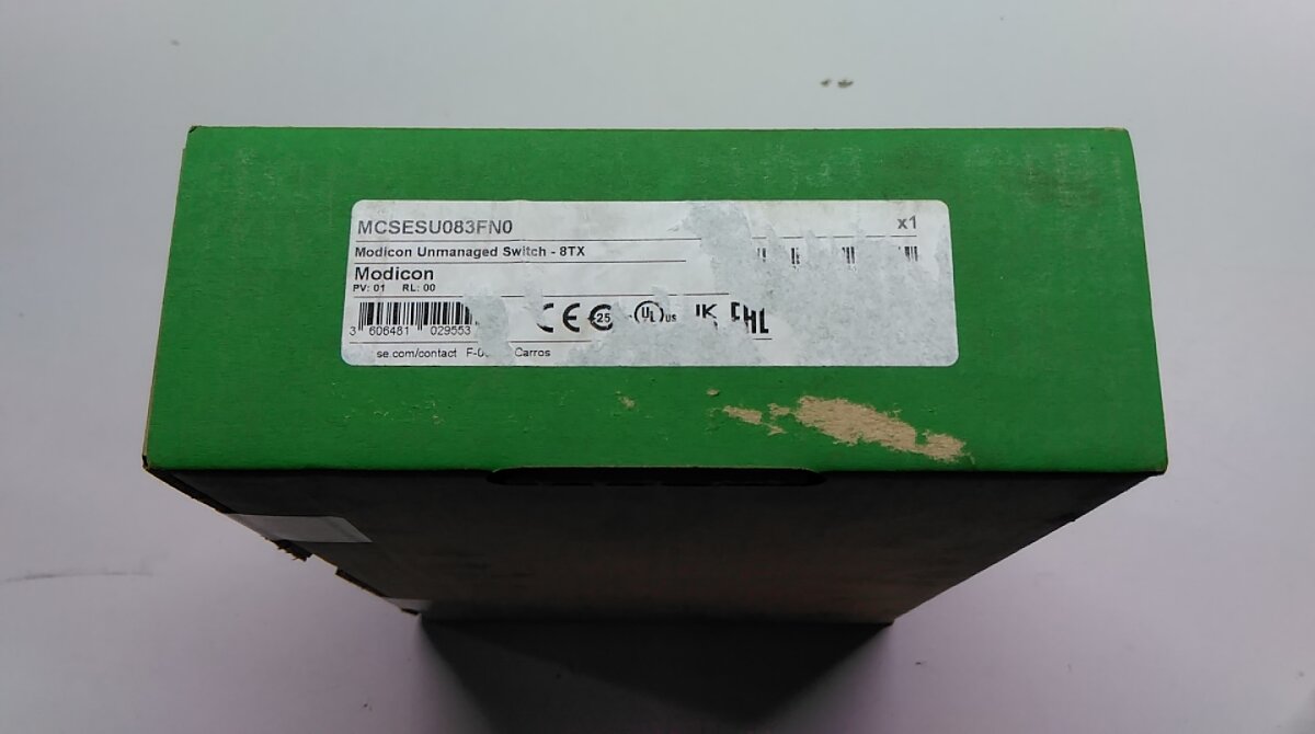 Schneider Electric Modicon Unmanaged Switch MCSESU083FN0 IP30 Switch ...